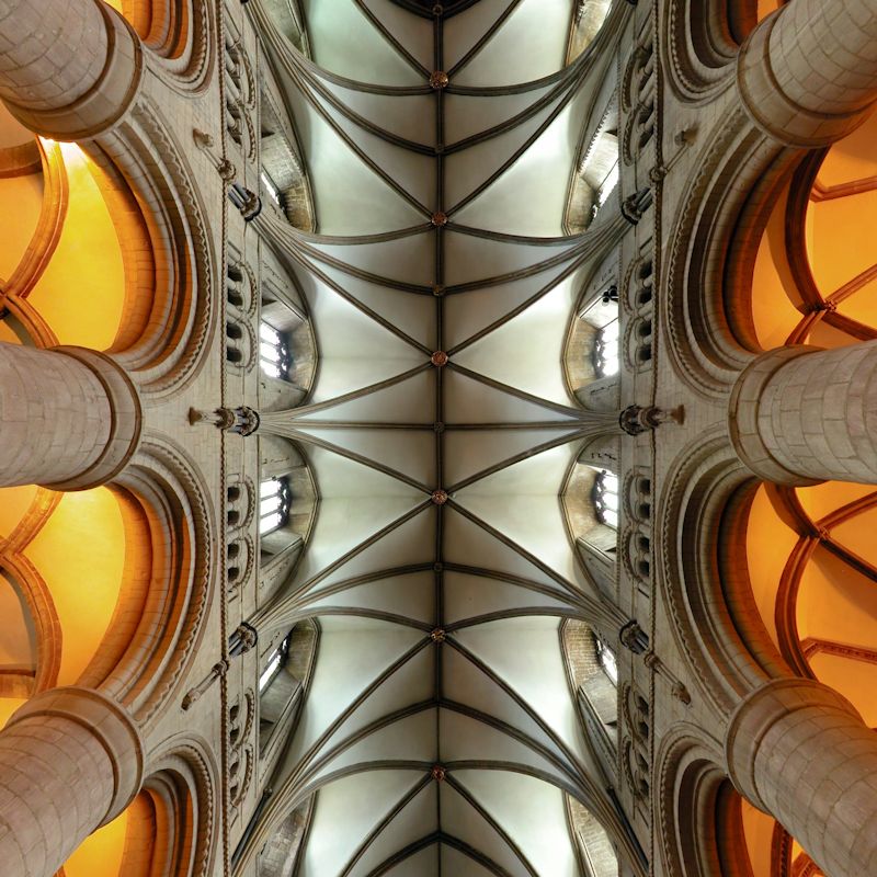 Nave, Gloucester Cathedral, Gloucester, England
